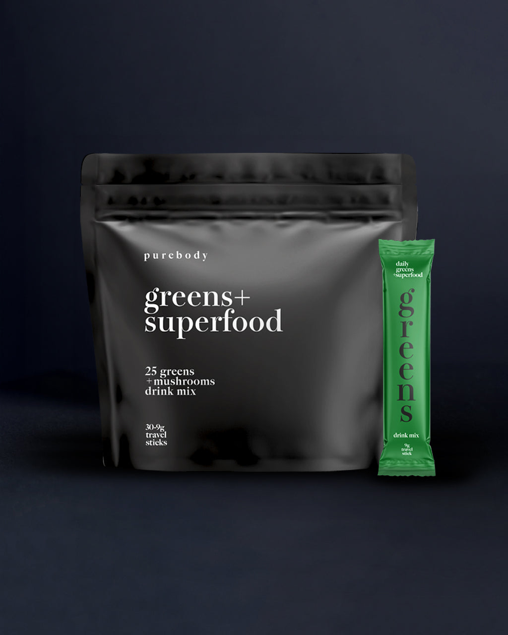 Greens+ Superfood Travel Sticks – PureBody Health